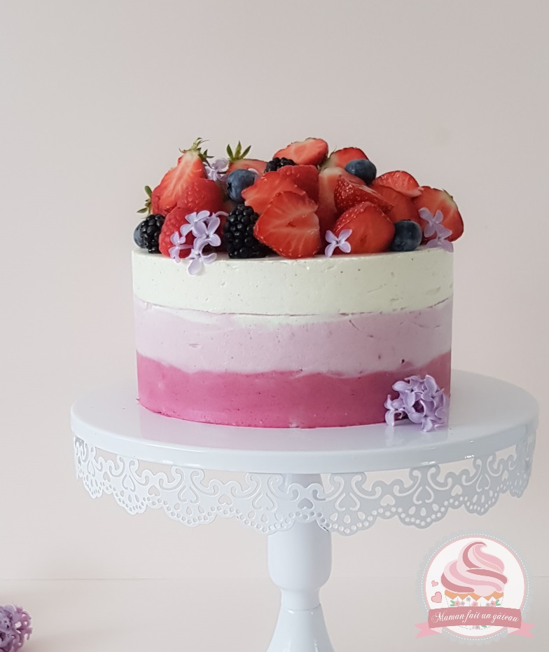 Nuage de douceur aux fruits rouges / Zoete wolk met rode vruchten ...